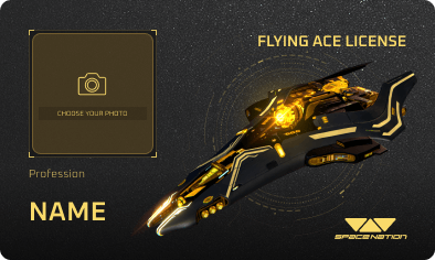Flying Ace License - Space Nation